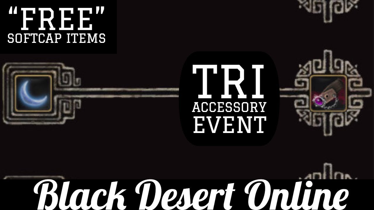 Black Desert Online [BDO] TRI Accessory Event Guide - YouTube