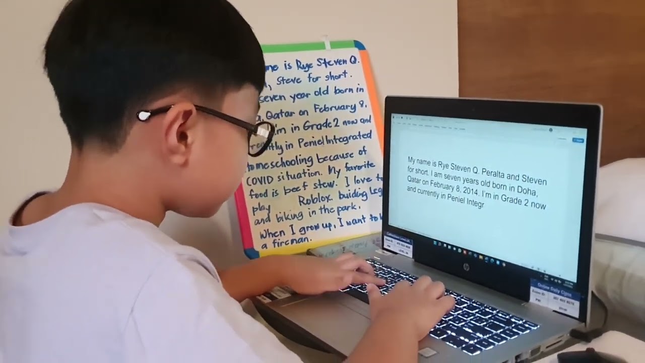 Computer Performance Task - Typing with Proper Finger Key Position ...