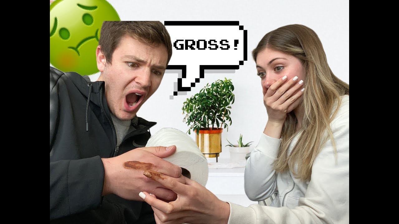 Wiping Poop On My Boyfriend Prank *UNEXPECTED REACTION* - YouTube