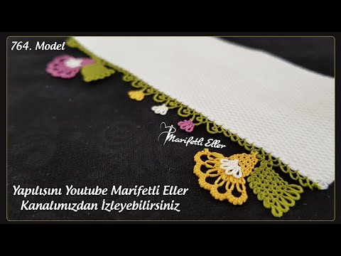 İğne Oyası Muhteşem Ötesi Bir Modelin Anlatımlı Yapılışı | 764. Model