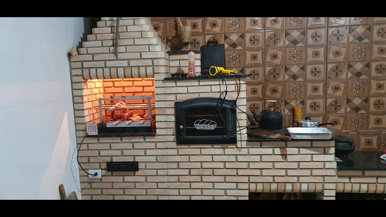 FOGÃO A LENHA MODERNO | Modern wood stove - YouTube