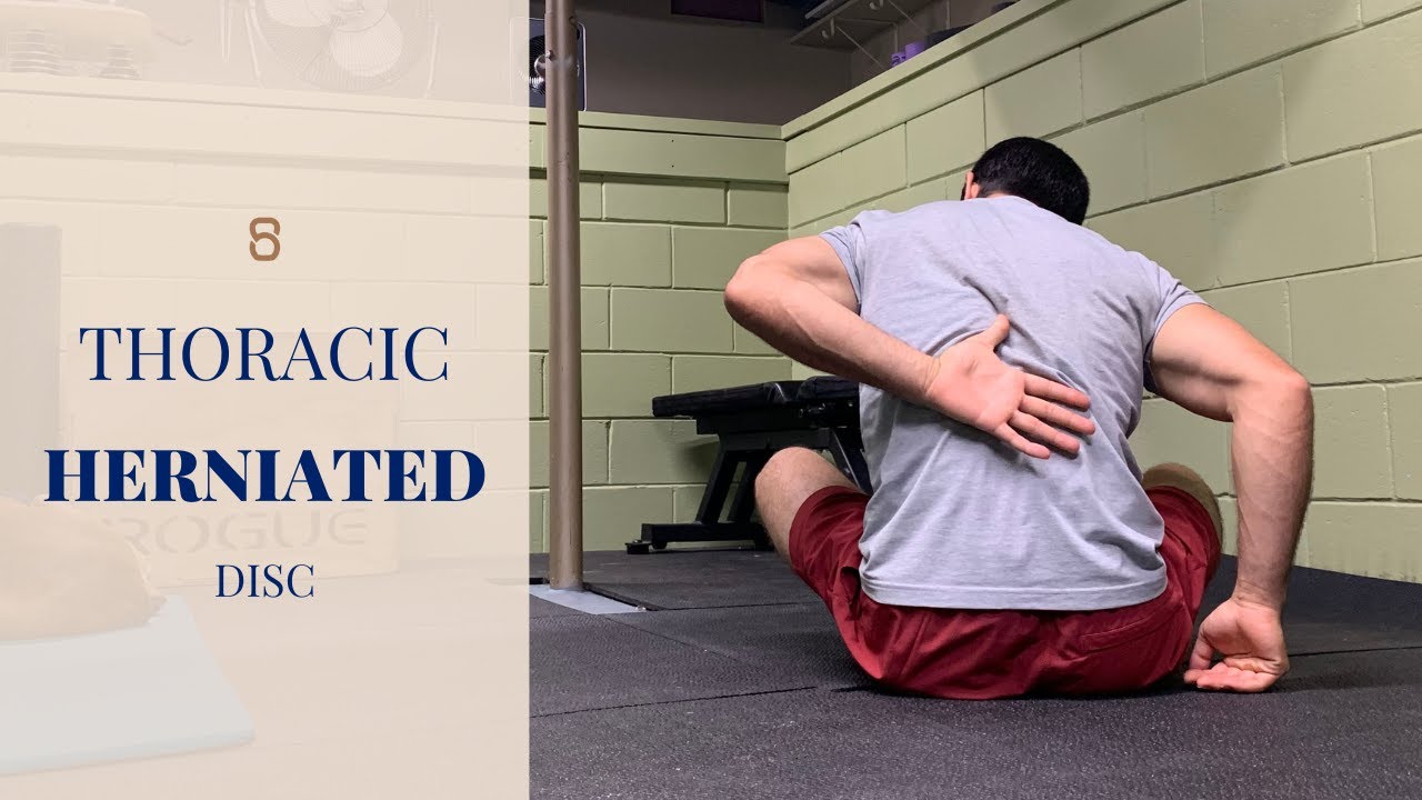 Exercises to Fix a Herniated Thoracic Disc - YouTube