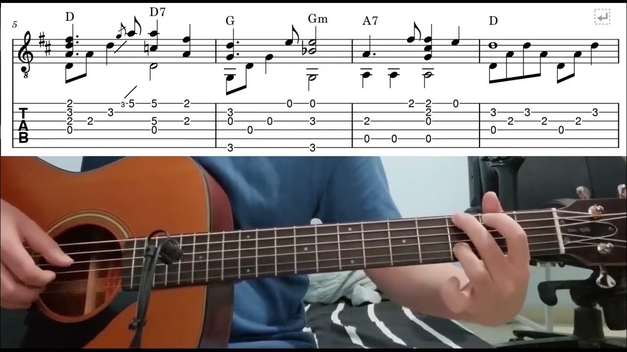 望春風 - 指彈吉他谱 Wang Chun Feng - Easy Fingerstyle Guitar Playthrough Tutorial Lesson With Tabs - YouTube