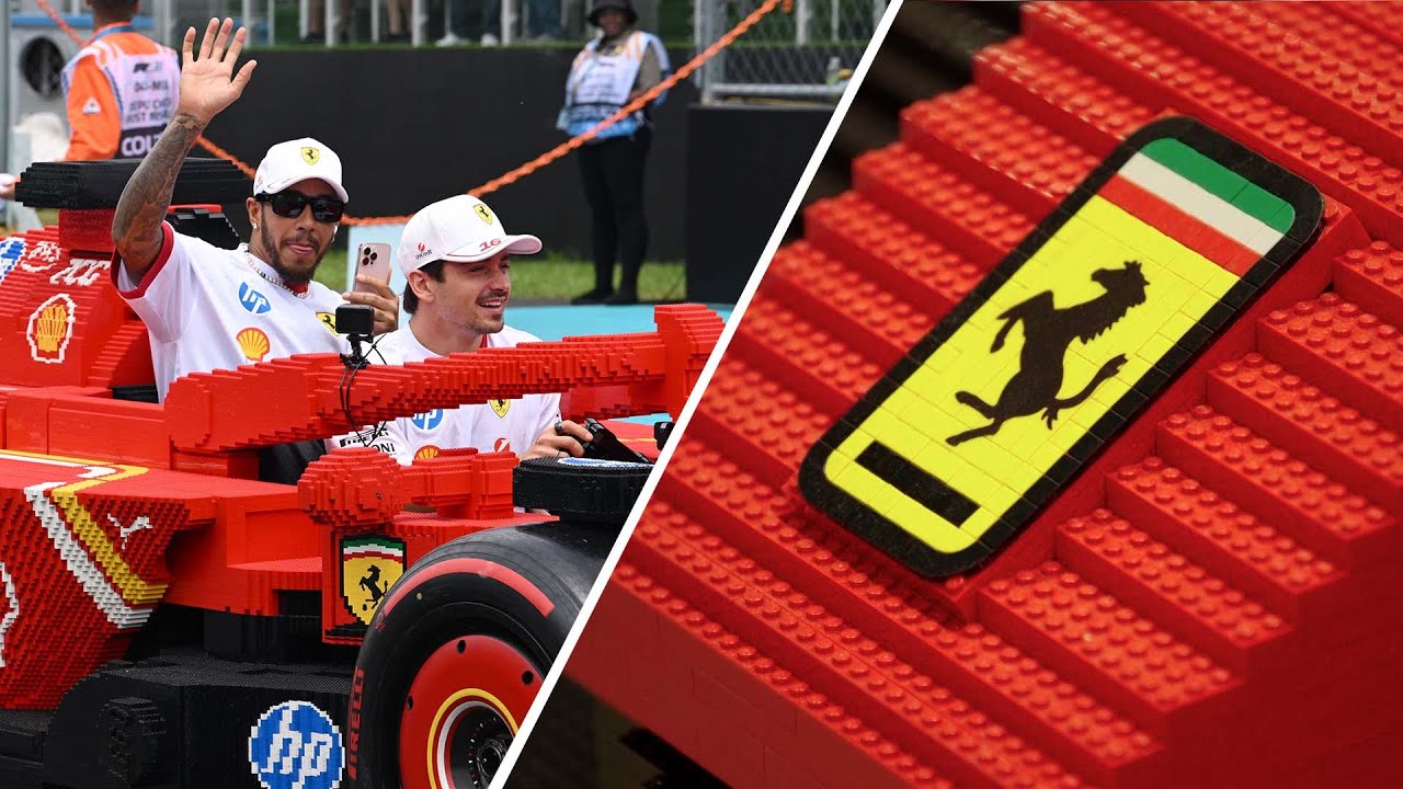 How LEGO turned 400,000 bricks into a working F1 car for the Miami ...
