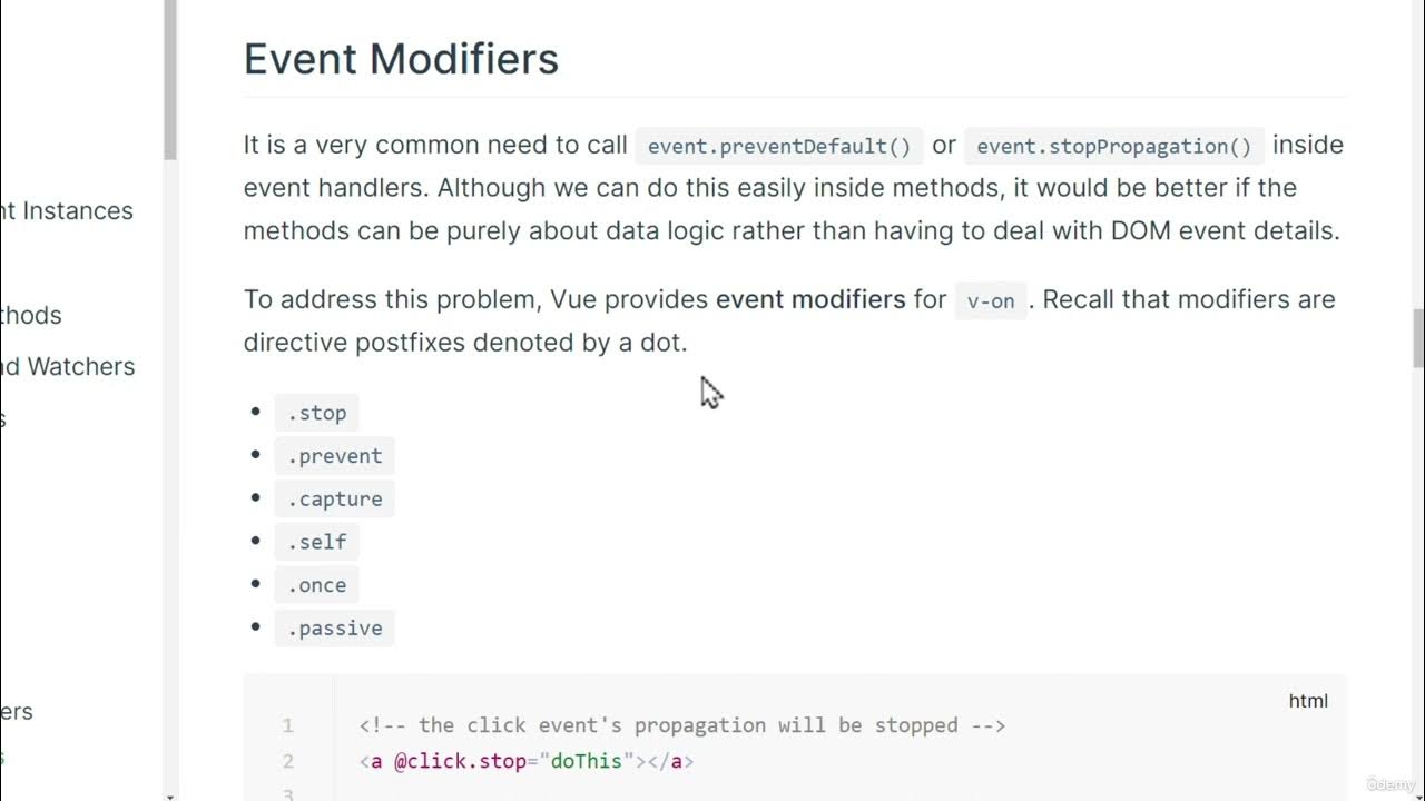 013 Event Modifiers - YouTube
