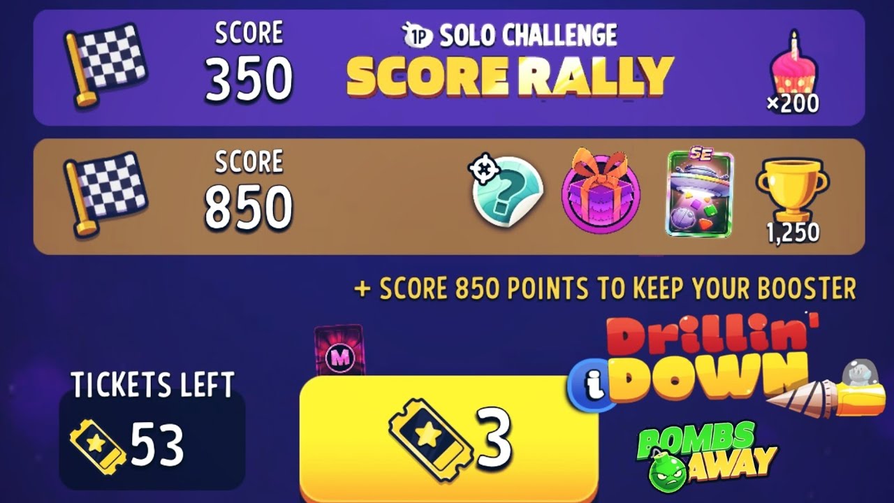 drillin down solo challenge | match masters | drillin down ticket solo ...