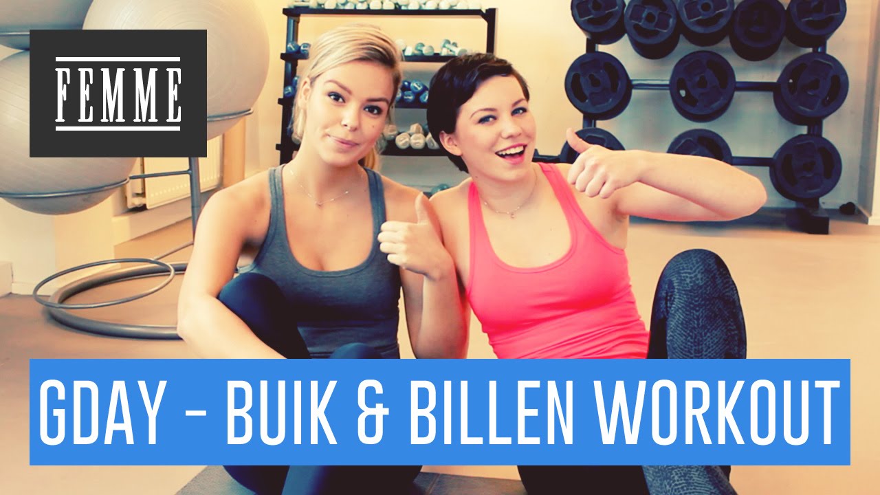 G-Day Buik & Billen workout! - FEMME - YouTube