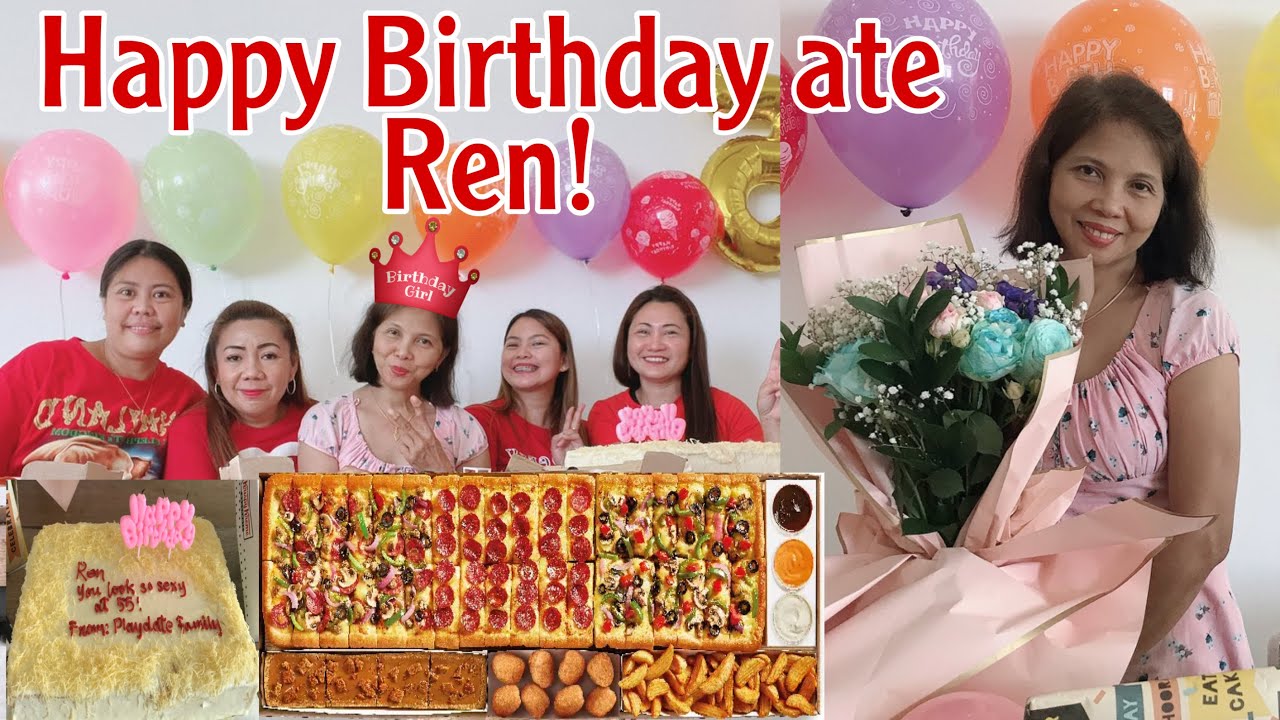 Ren Birthday Celebration - YouTube