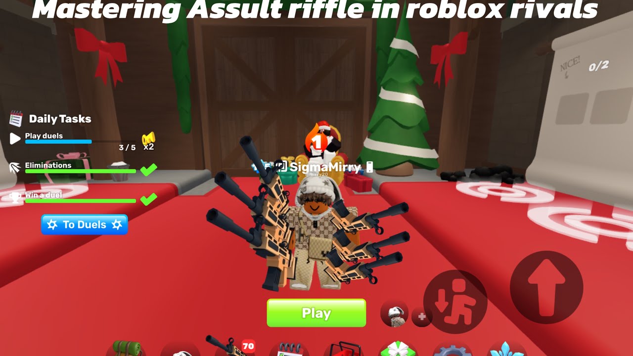 Mastering And Destroying with Assult Rifle In Roblox Rivals - YouTube