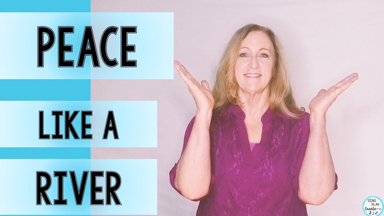 Kids Spiritual Song 🎵 "Peace Like a River" Children's Choir Song 🎵 ...