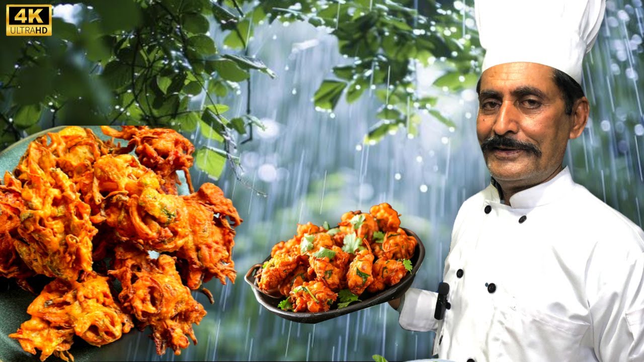 Cooking BEEF PAKORA in Heavy Rainstorm! Rainy Day Recipe Challenge # ...