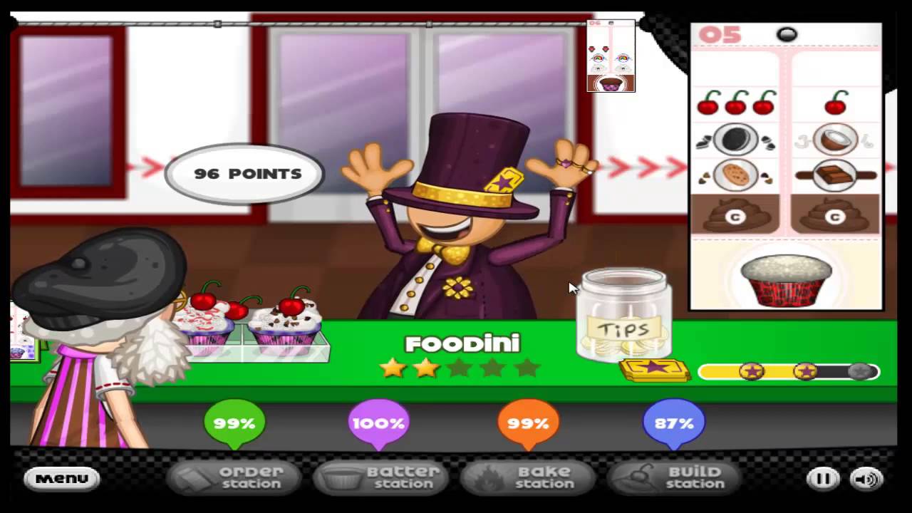 Let's Play Flipline Studios [Papa's Cupcakeria] 03 - Too Much Pink ...