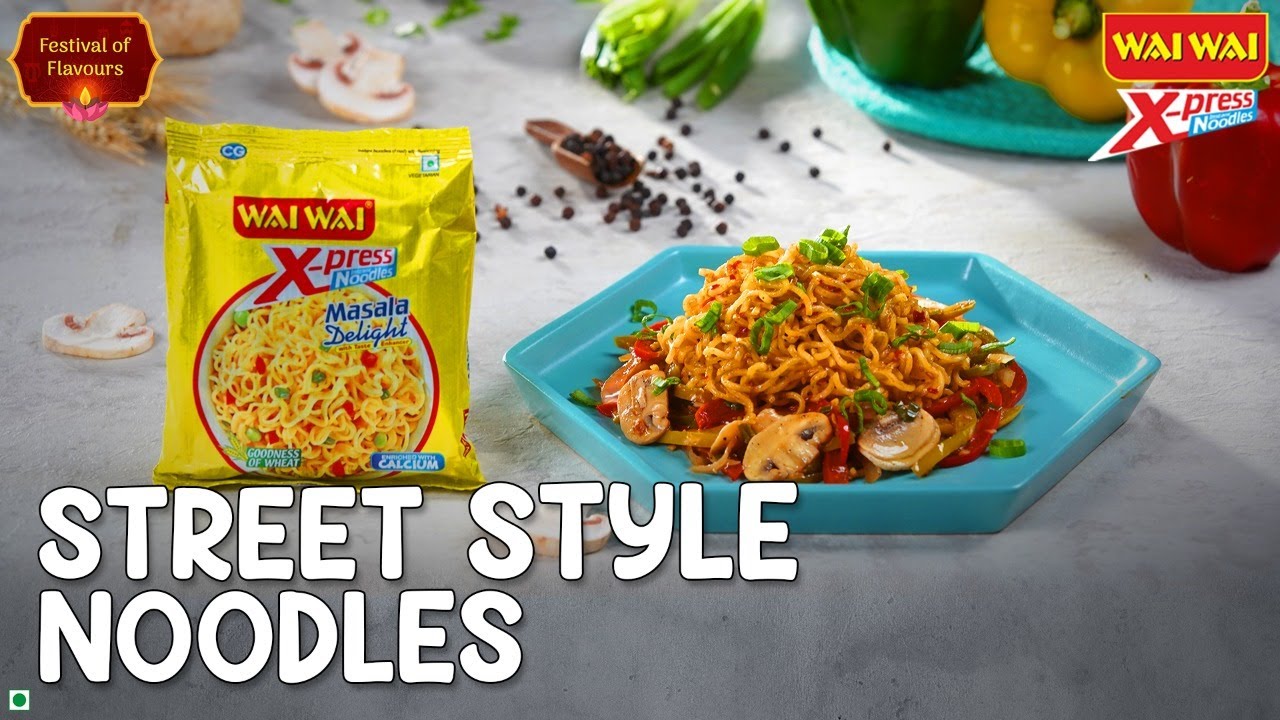 Wai Wai Masala Delight | Street Style Noodles Recipe - YouTube