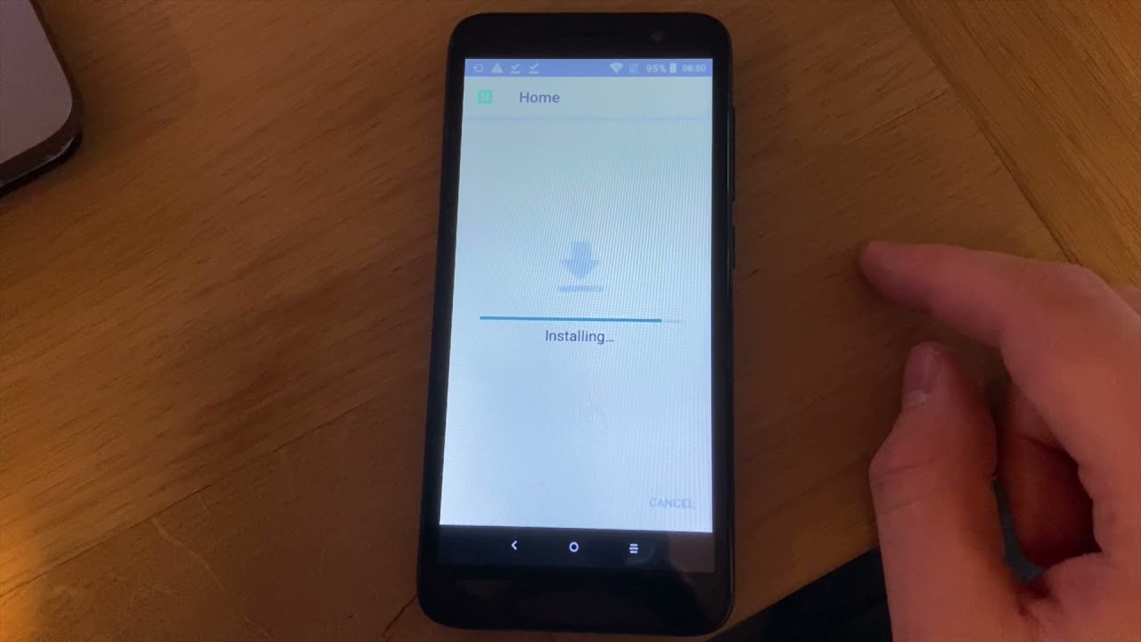 How To Re-install the Easiphone Launcher On The Alcatel One - YouTube