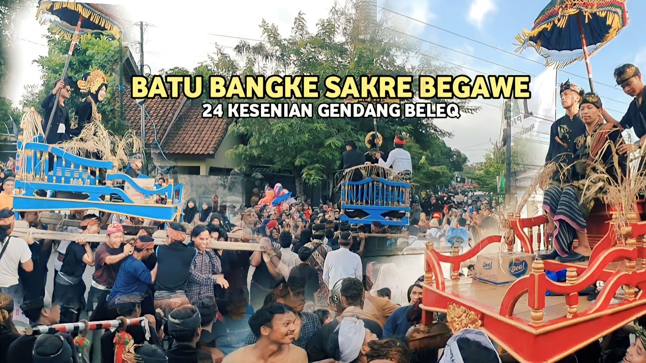 Nyongkolan Paling Meriah 24 Barungan || Gendang Beleq Di Sakra - YouTube