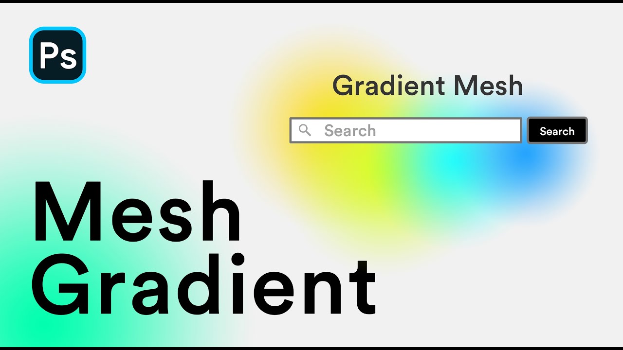 How to make Mesh Gradient in Photoshop (Top UI Trends of 2021 ) - YouTube