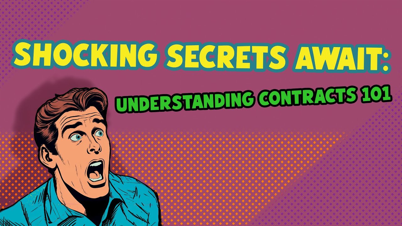 Comic Book Creators Must Watch! Understanding Contracts 101- Luke Stone Studios - YouTube