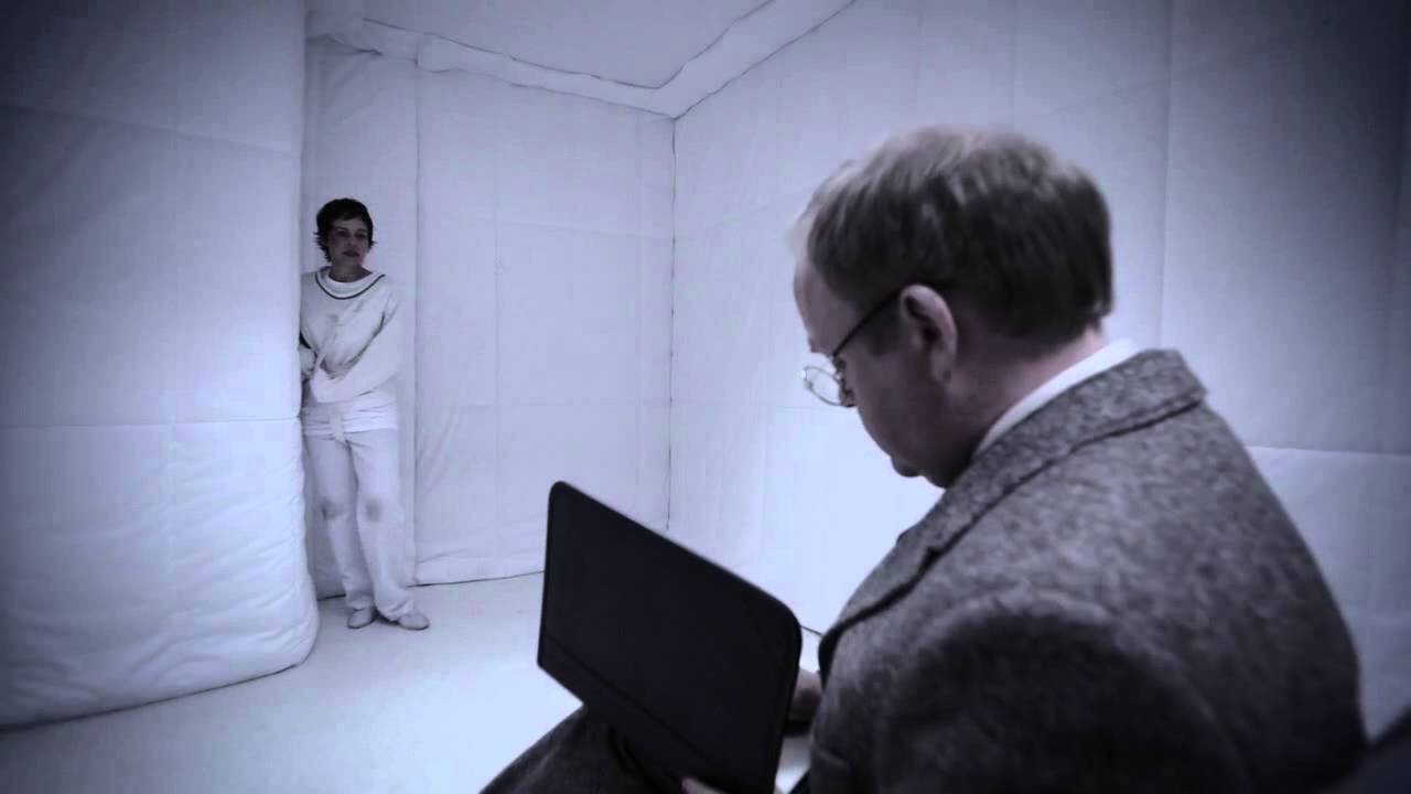 Wayward Pines Kate Hewson in a posey straitjacket - YouTube