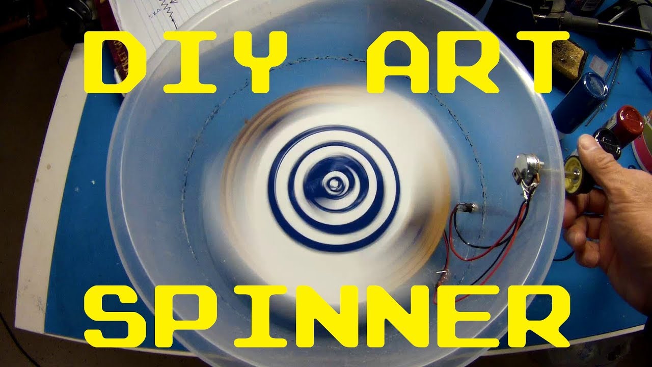 DIY Art Spinner Toy with Basic Speed Control Via Common Emitter Circuit ...