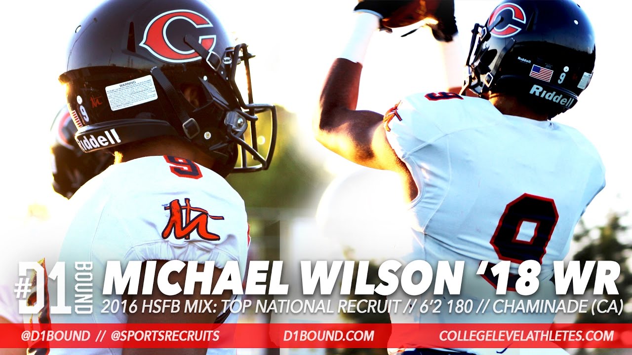 Michael Wilson Junior Football Highlights: 2018 WR 6'2 180 Midseason ...