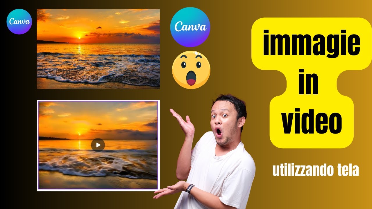 Come creare un'immagine in un video utilizzando Canva | Animare una ...