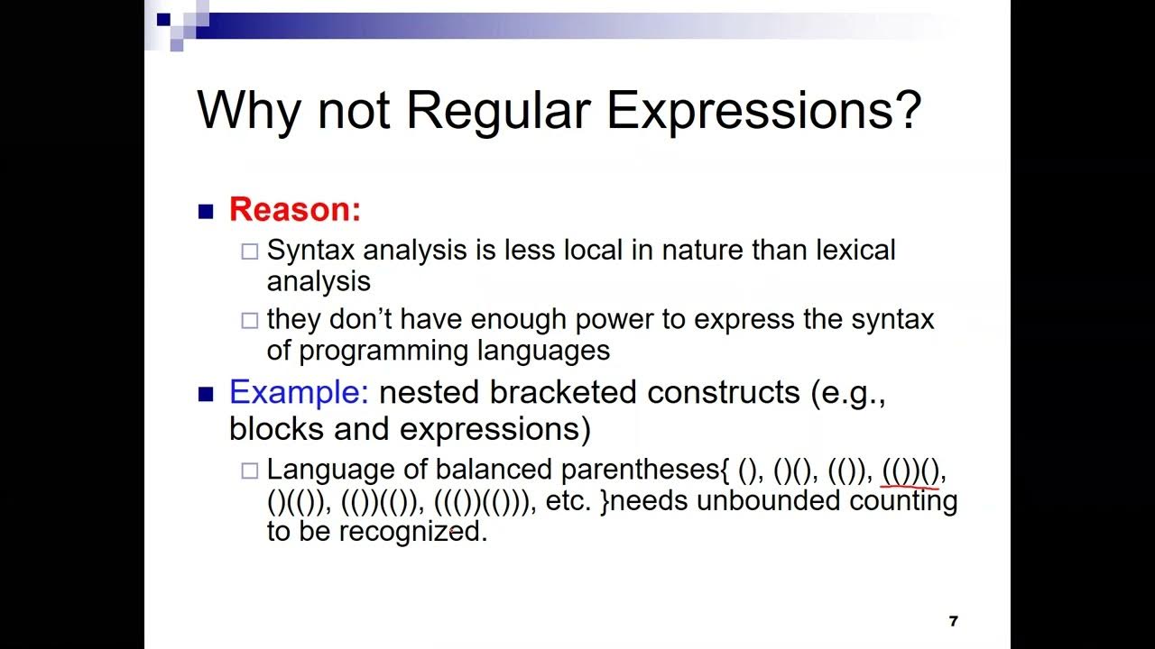 Lec 04 part 1 Syntax Analysis - YouTube