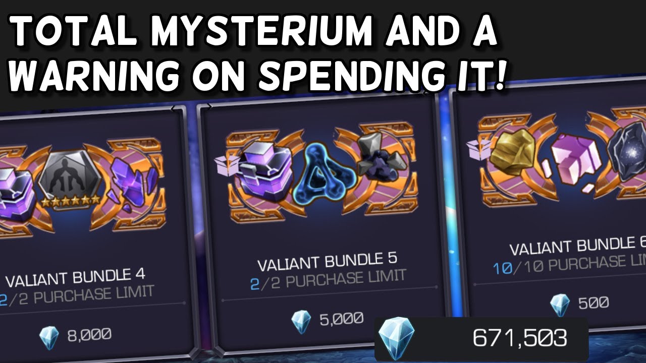 Total Mysterium You Can Earn in March And Can You Buy It All | Marvel ...