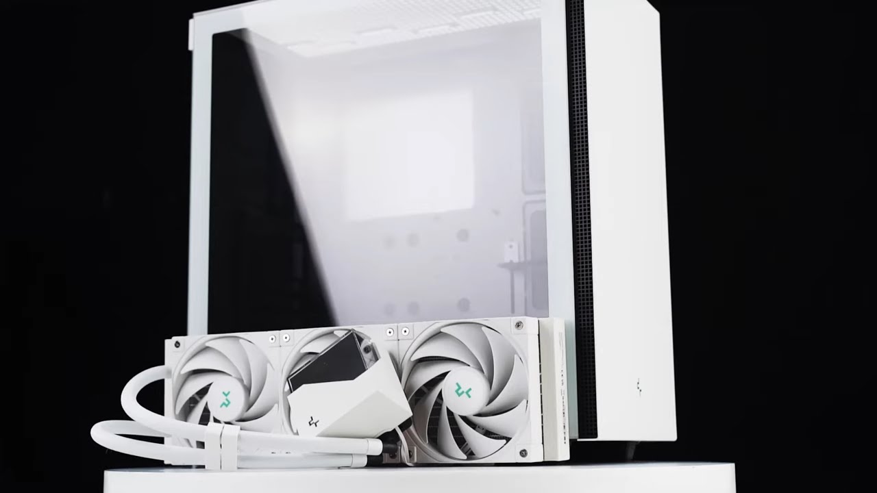 White theme Mid-tower ATX PC Build: CH510 WH+LT720 WH - YouTube