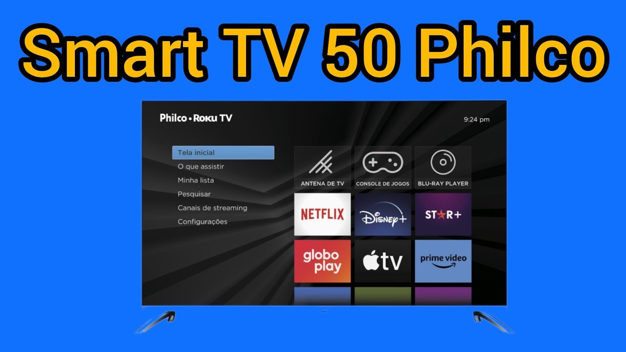 Smart TV 50 Philco PTV50G7PR2CSB 4K Roku TV Led Dolby Audio - TV 50 ...