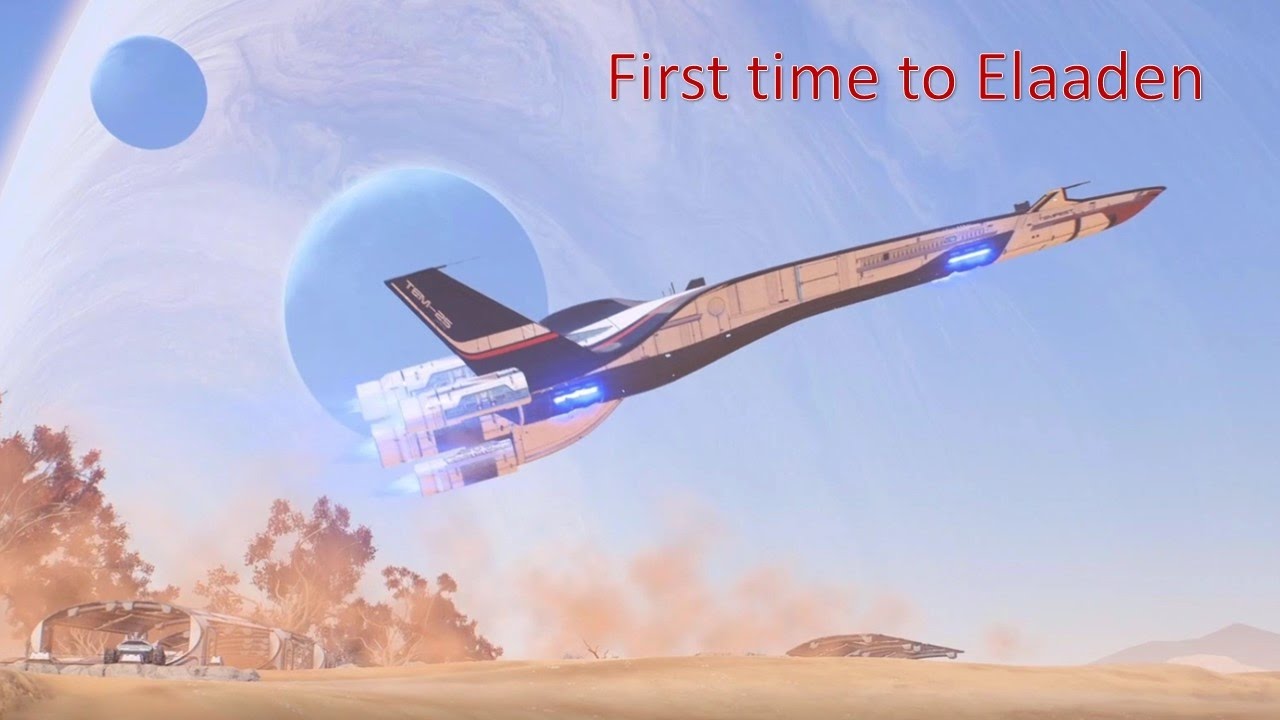 Mass Effect Andromeda - Landing on Elaaden - YouTube