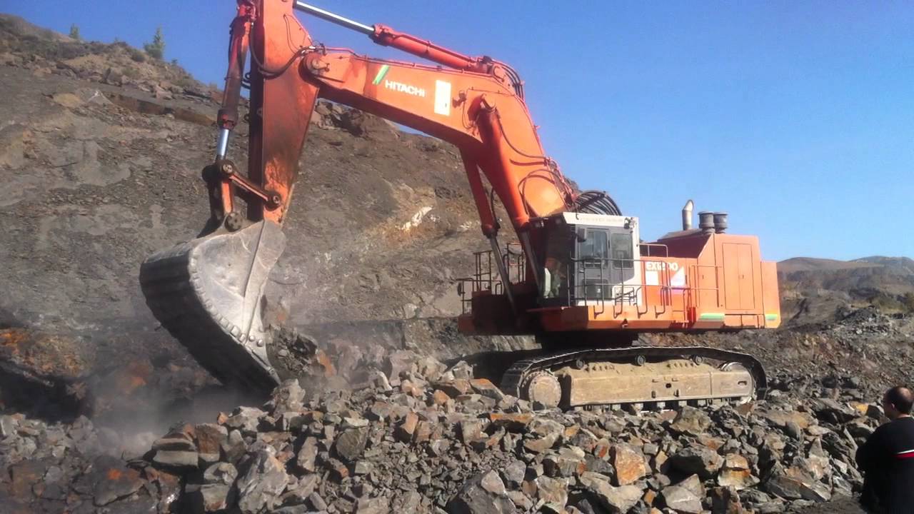 Hitachi EX1200-5 - YouTube