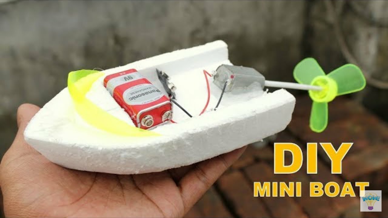 How to make a High Speed Water Boat using DC Motor - YouTube