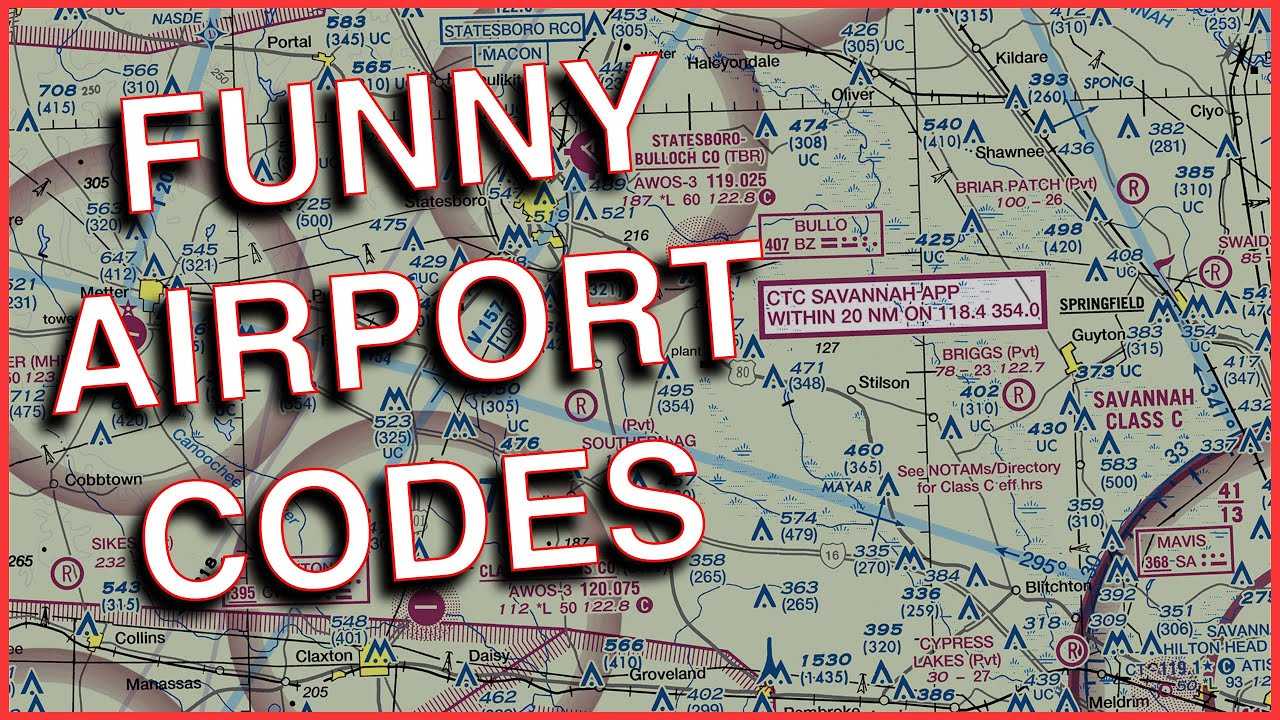 Funny Airport Codes Around The World - YouTube