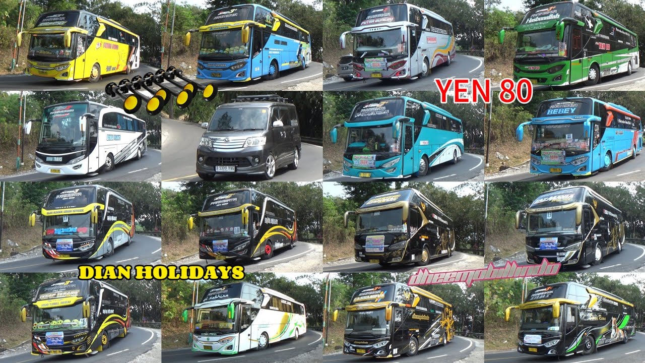 Mobil Bus Telolet Aprilia Style, Sinar Laksana Hanna, Dian holiday ...
