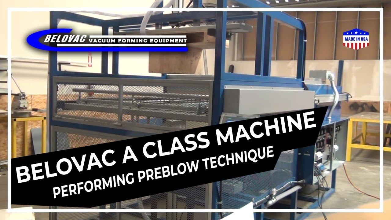 Belovac A Class machine performing preblow technique - YouTube