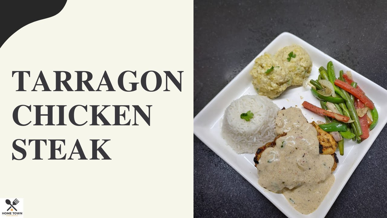 Tarragon Chicken Steak Recipe || By Chef Fatima Tariq - YouTube