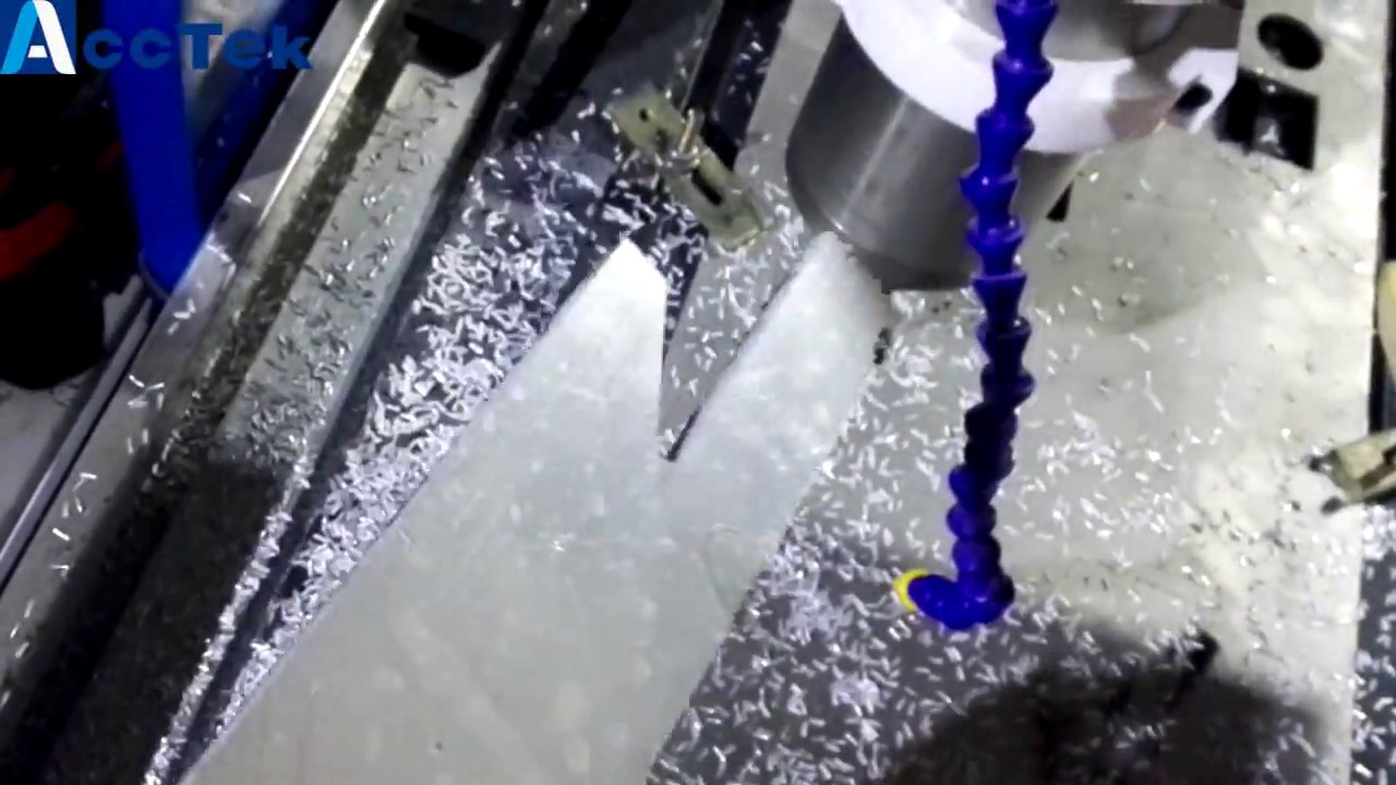 AccTek 6090 cnc router for aluminum - YouTube