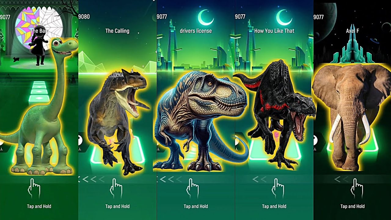 the good dinosaur vs allosaurus vs tyrannosaurus rex vs indoraptor vs ...