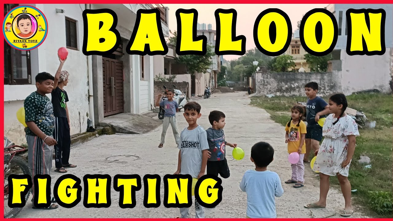 BALLOON FIGHTING GAME 🎯 | Excercise For KIDS at Home - YouTube
