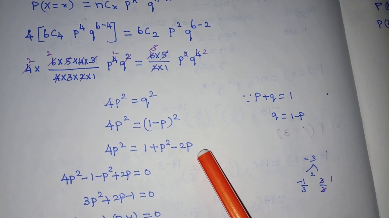 TN 12th MATHS PROBABILITY DISTRIBUTION EXERCISE 11.5 8th SUM - YouTube