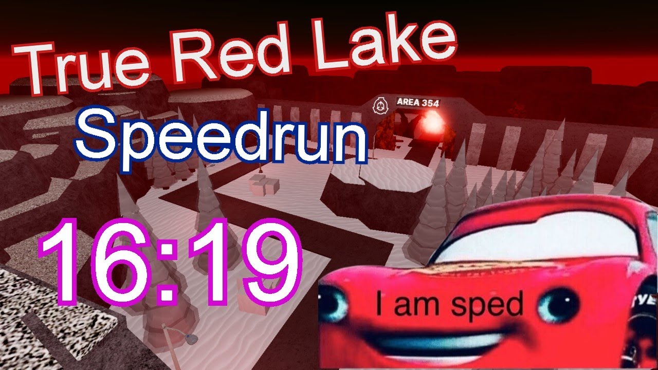 True Red Lake Speedrun 16:19 || Scp Tower Defense || - YouTube
