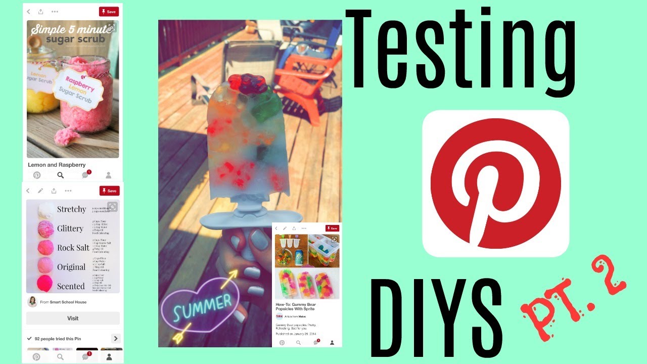 Testing Pintrest DIYS pt.2 - YouTube