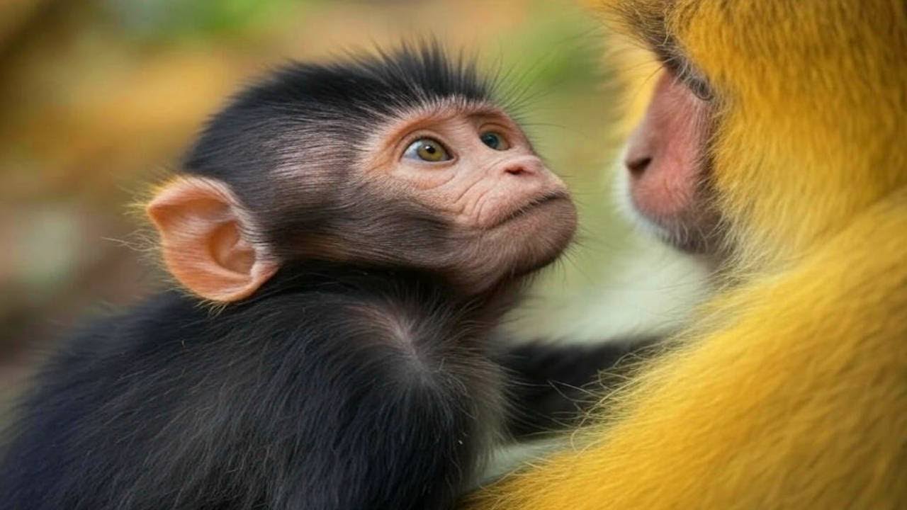 Super Cute: Newborn Monkey Anna’s First Steps – Wildlife Team Helps Her ...