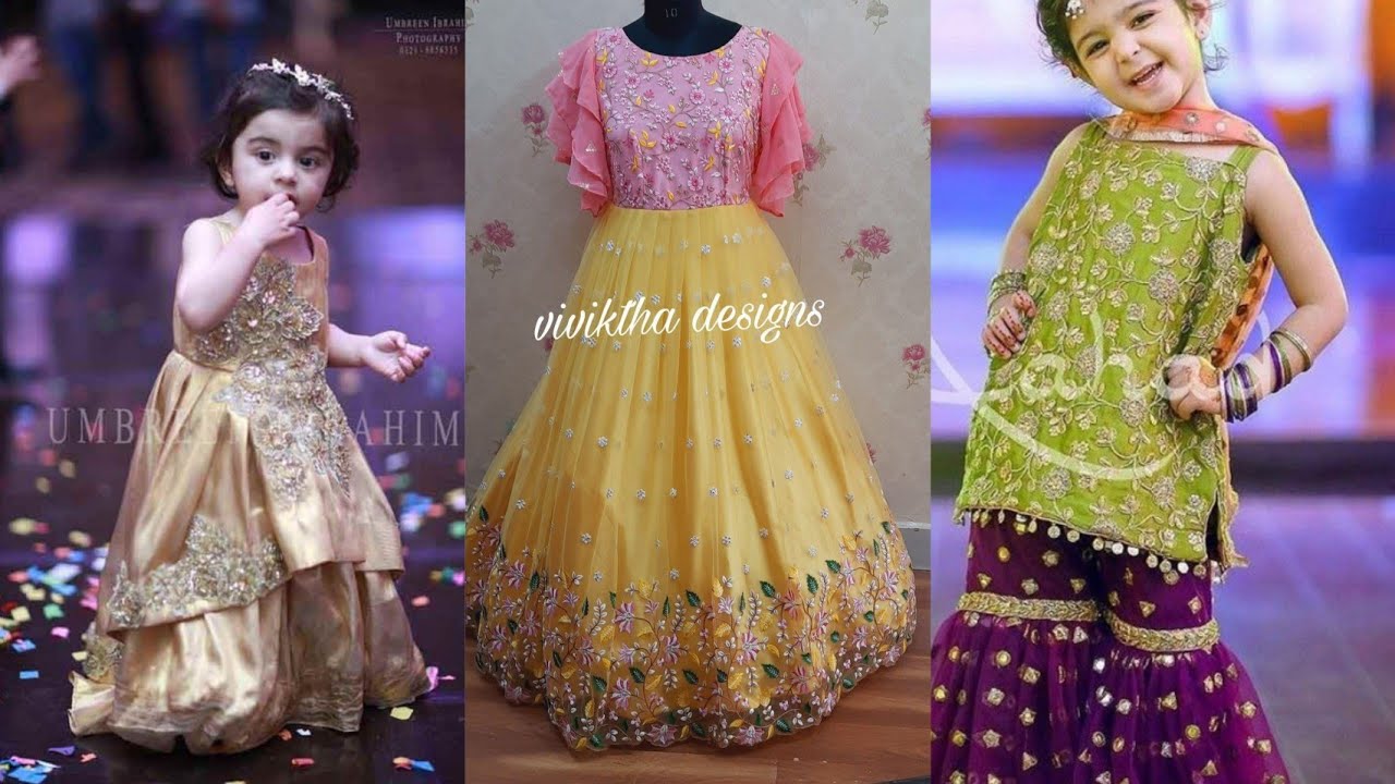 Latest baby fancy frock Lengha Shara maxi Ghara idea Baby girl ...