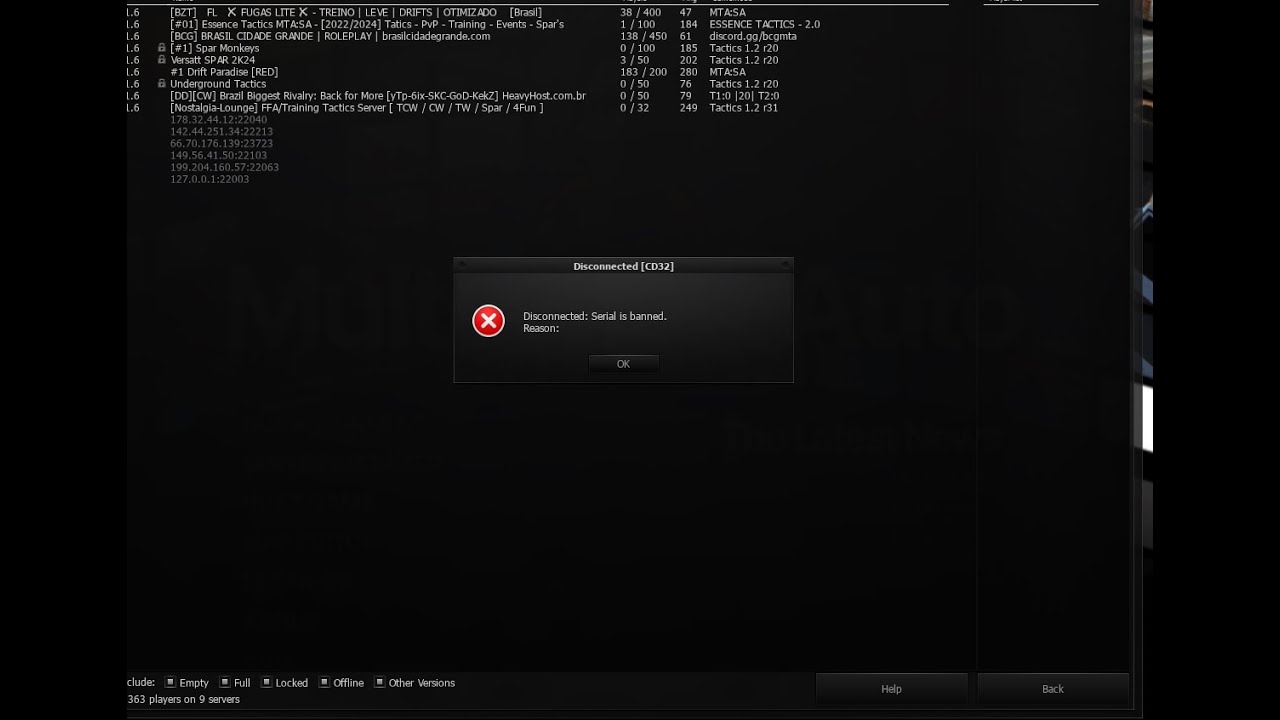 [MTA:BCG] 😁 - dando BYPASS em telador folgado no MTA... - YouTube