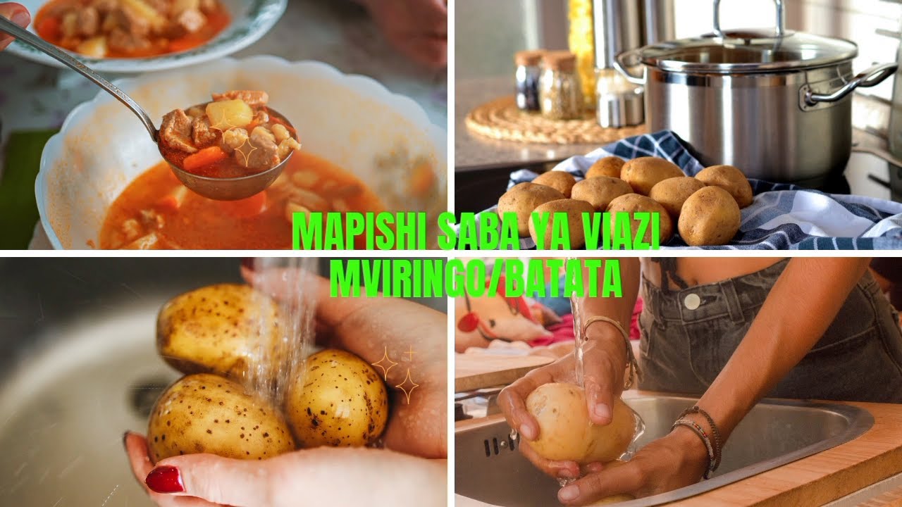 JINSI YA KUPIKA VIAZI MVIRINGO/MBATATA MAPISHI SABA - YouTube