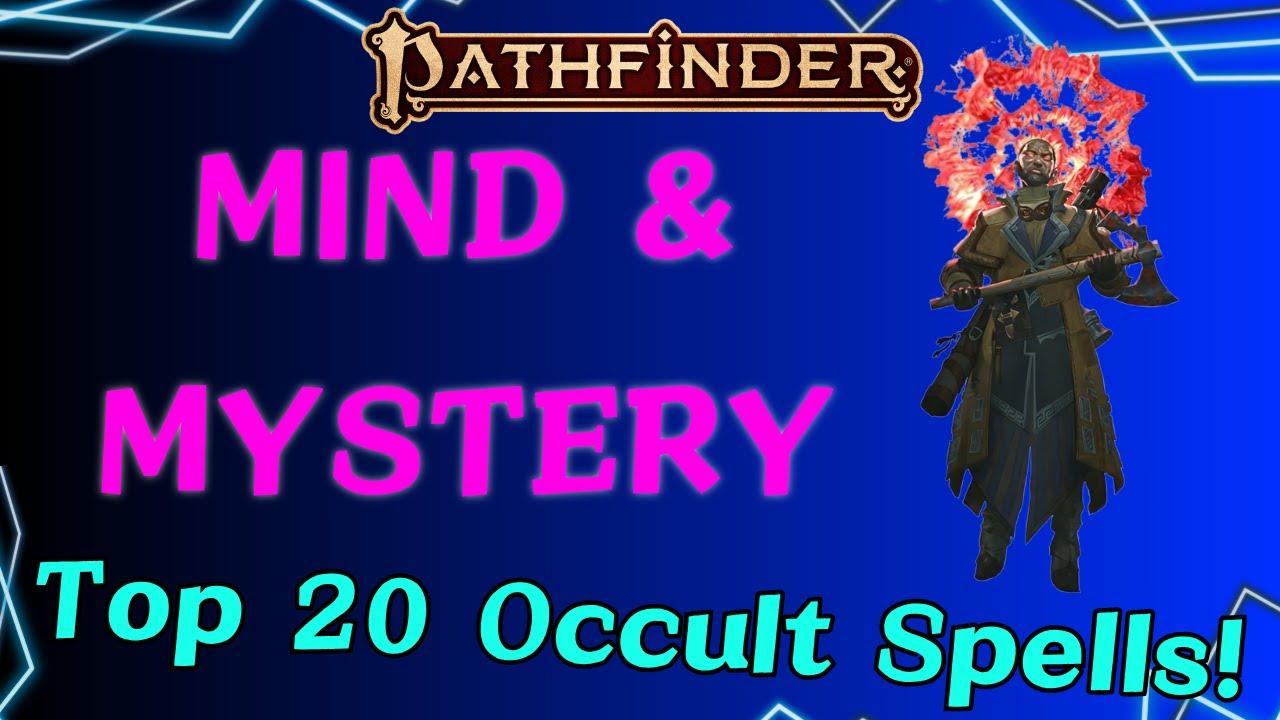 Top 20 Rank 1 Occult Spells for Pathfinder 2e! - YouTube