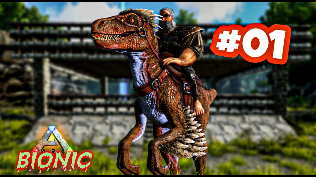 Fresh Start With Ark Bionic Base Building Raptor And Bionic Dodo Tame ...