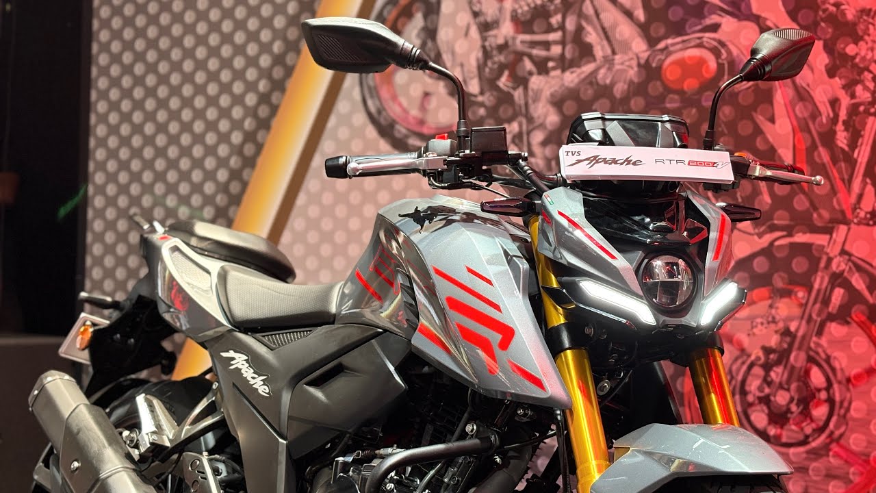 Tvs Apache RTR 200 4v New Model 2025: LED Projector & TFT Cluster - New ...