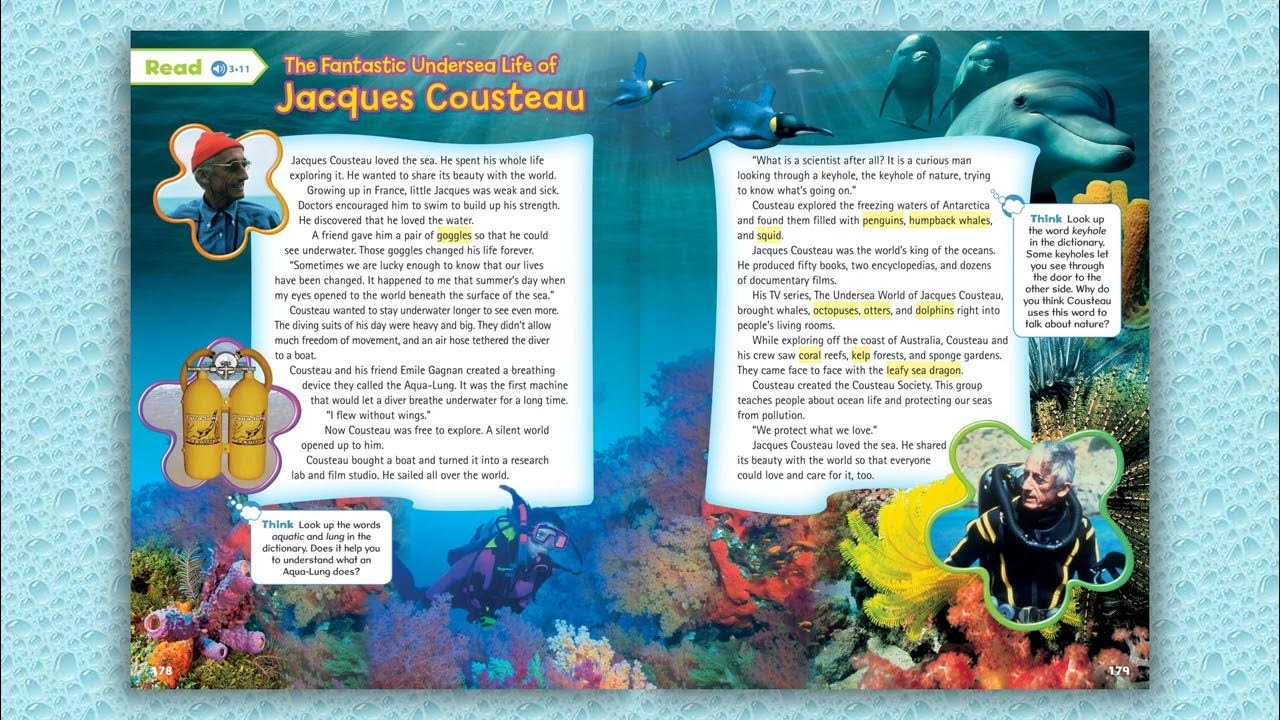 Oxford Discover 3 - The Fantastic Undersea Life of Jacques Cousteau ...
